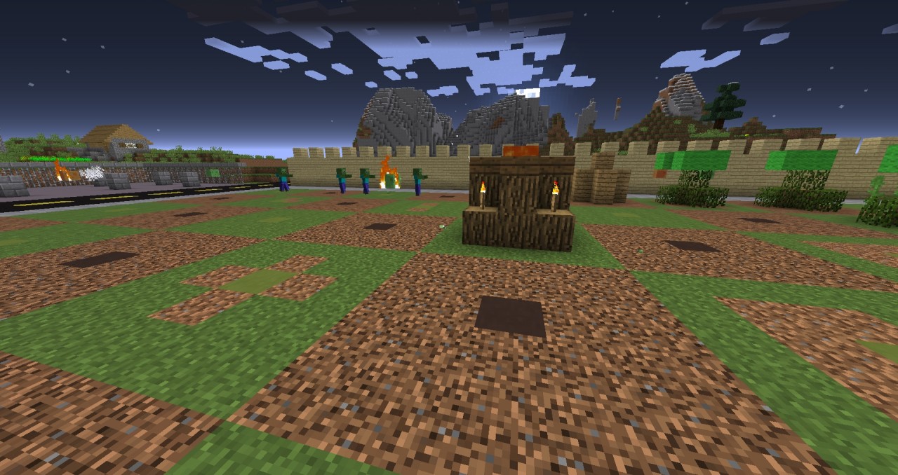 Cubes VS Zombies Minecraft Map