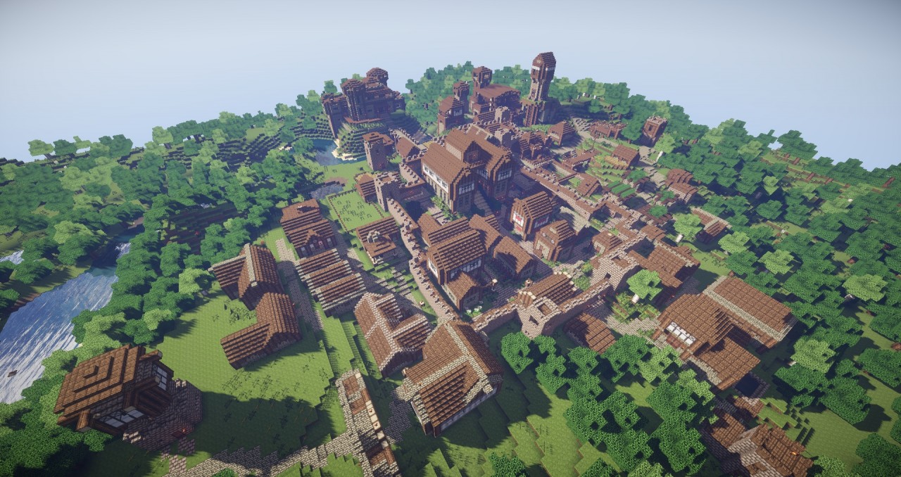 Arch Village - Realistic Fantasy Kingdoms Minecraft Map