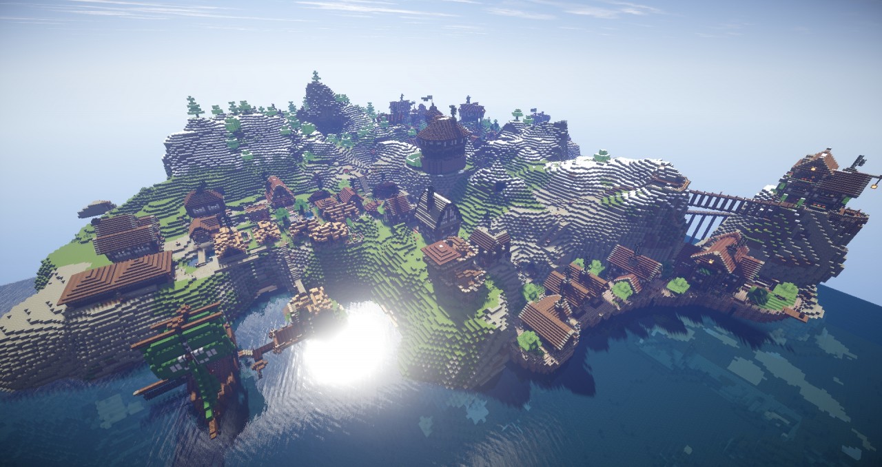 Arch Village - Realistic Fantasy Kingdoms Minecraft Map