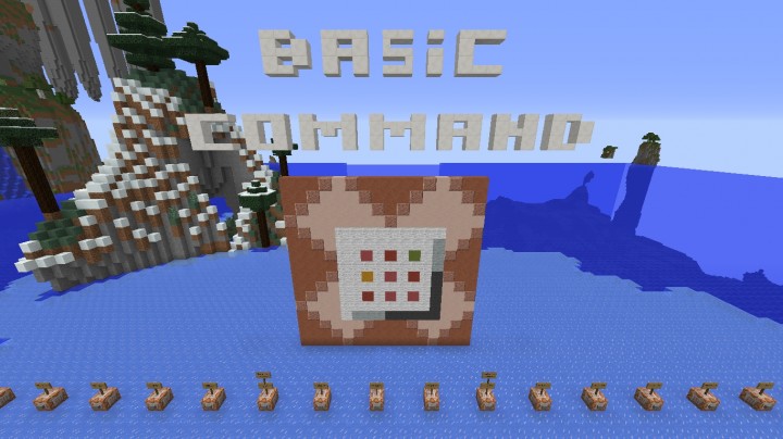 Basic Commands -1.8- Minecraft Project