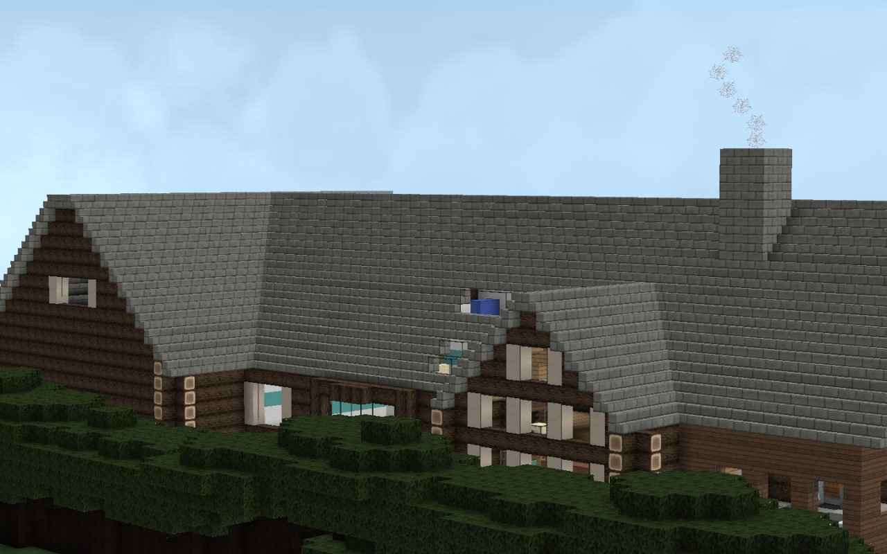 Residential Log Cabin Minecraft Map