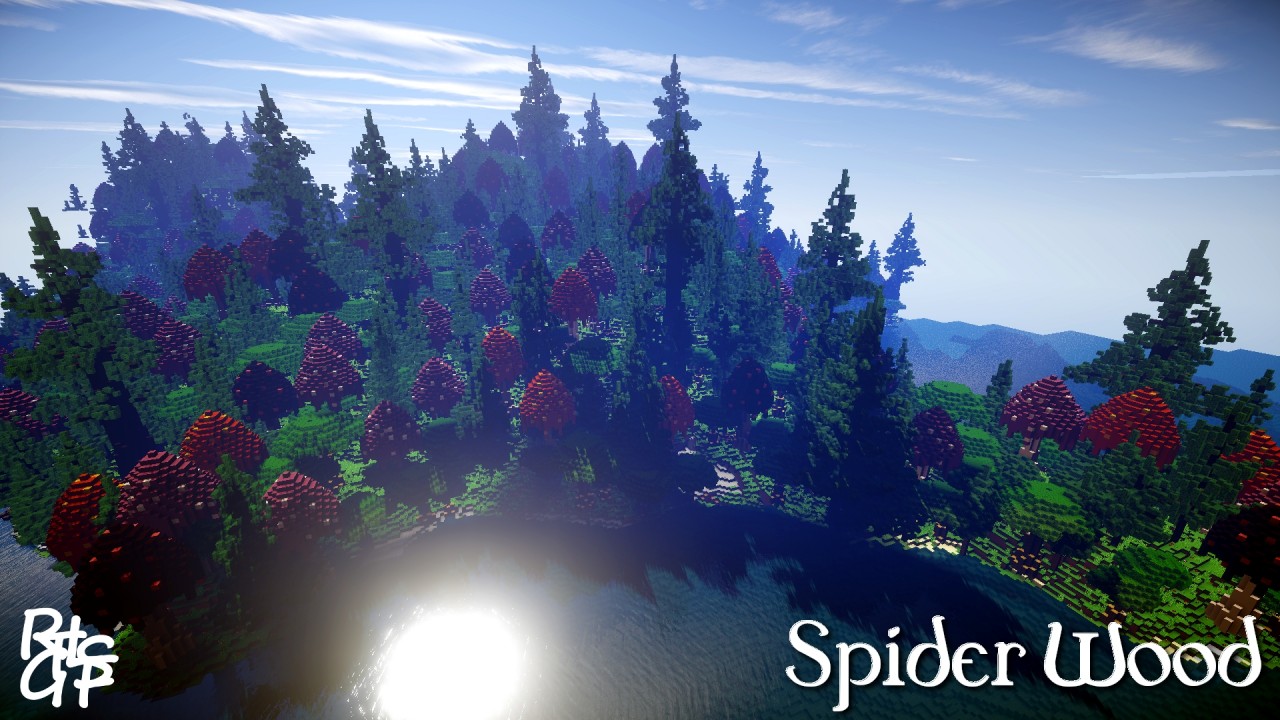 Spider Wood [Custom Terrain - 1k x 1k map] 1.8+ - Tree Variety Update ...