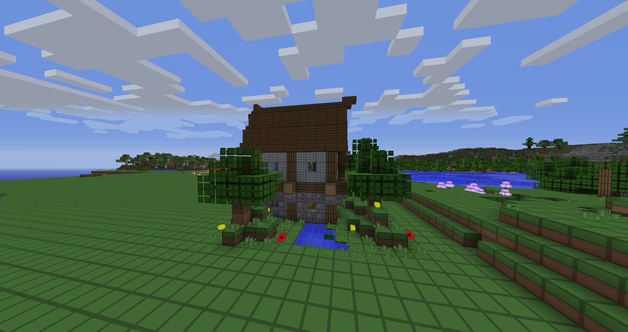 Medieval Two Story House Minecraft Map