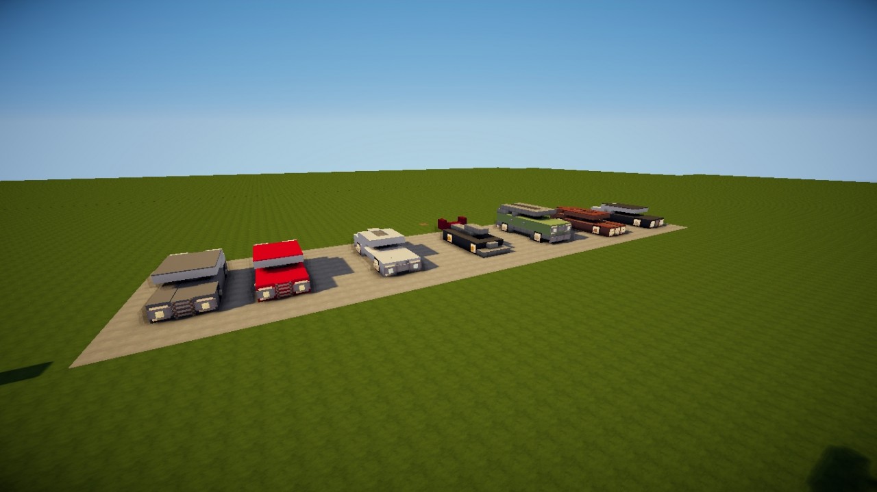 Modern vehicles Minecraft Map