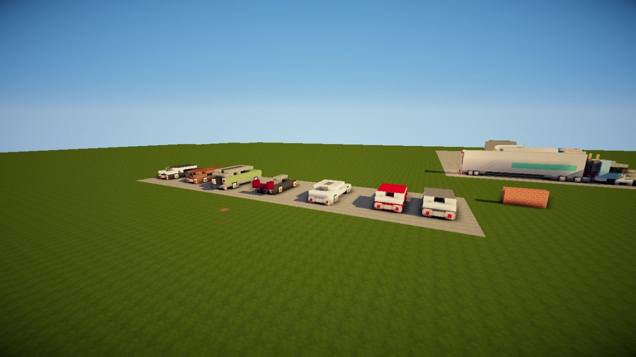 Modern vehicles Minecraft Map