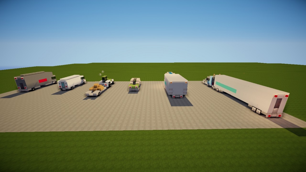 Modern vehicles Minecraft Map