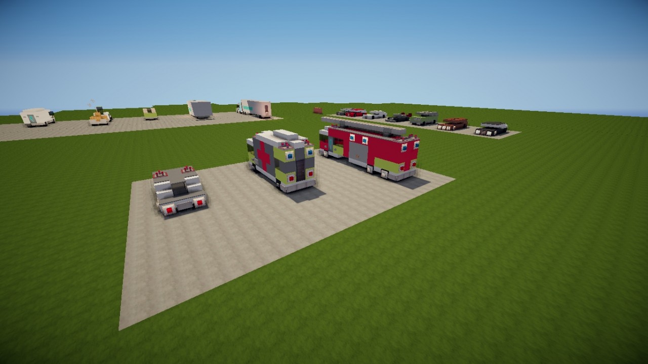 Modern vehicles Minecraft Map