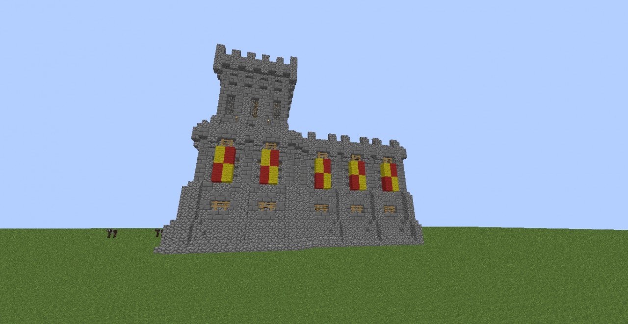 Castle Tower/Wall/Gate Minecraft Map