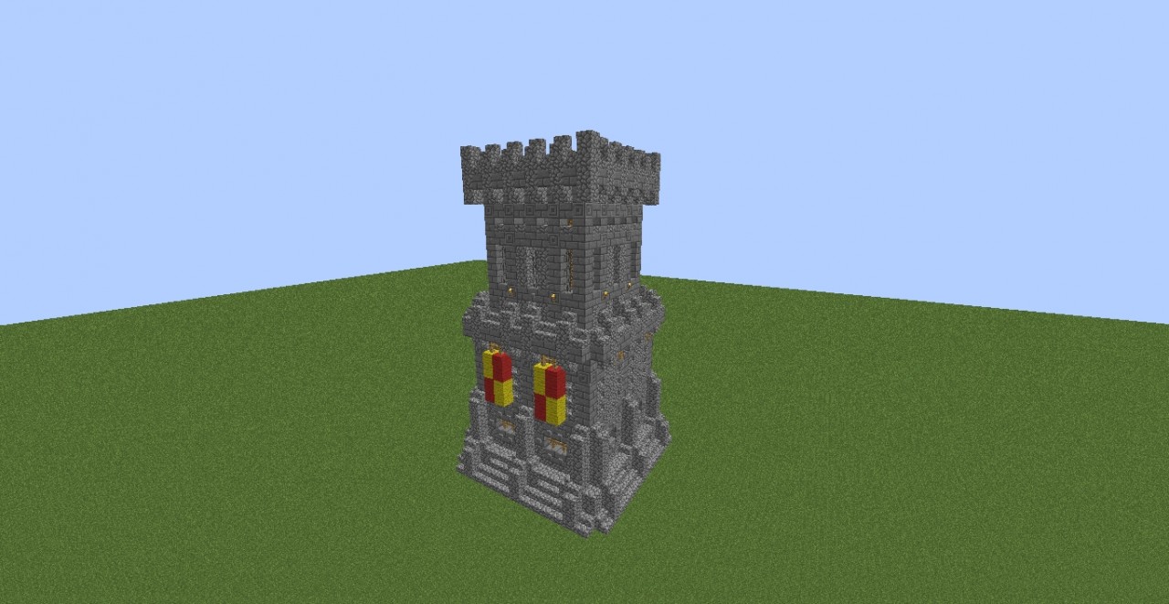 Castle Tower/Wall/Gate Minecraft Map