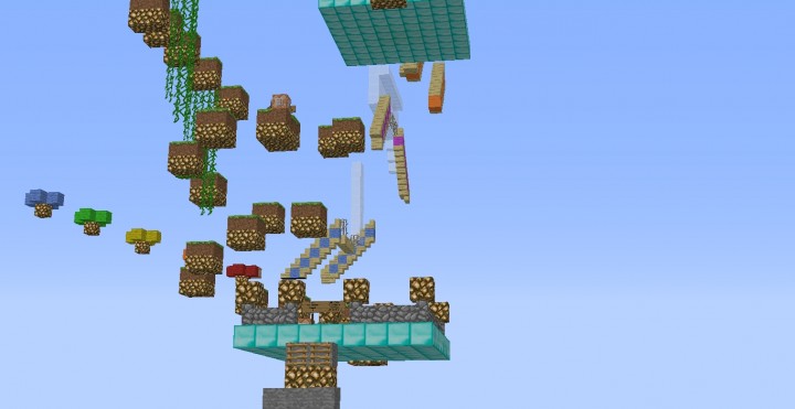 10 Styled Parkour Minecraft Map