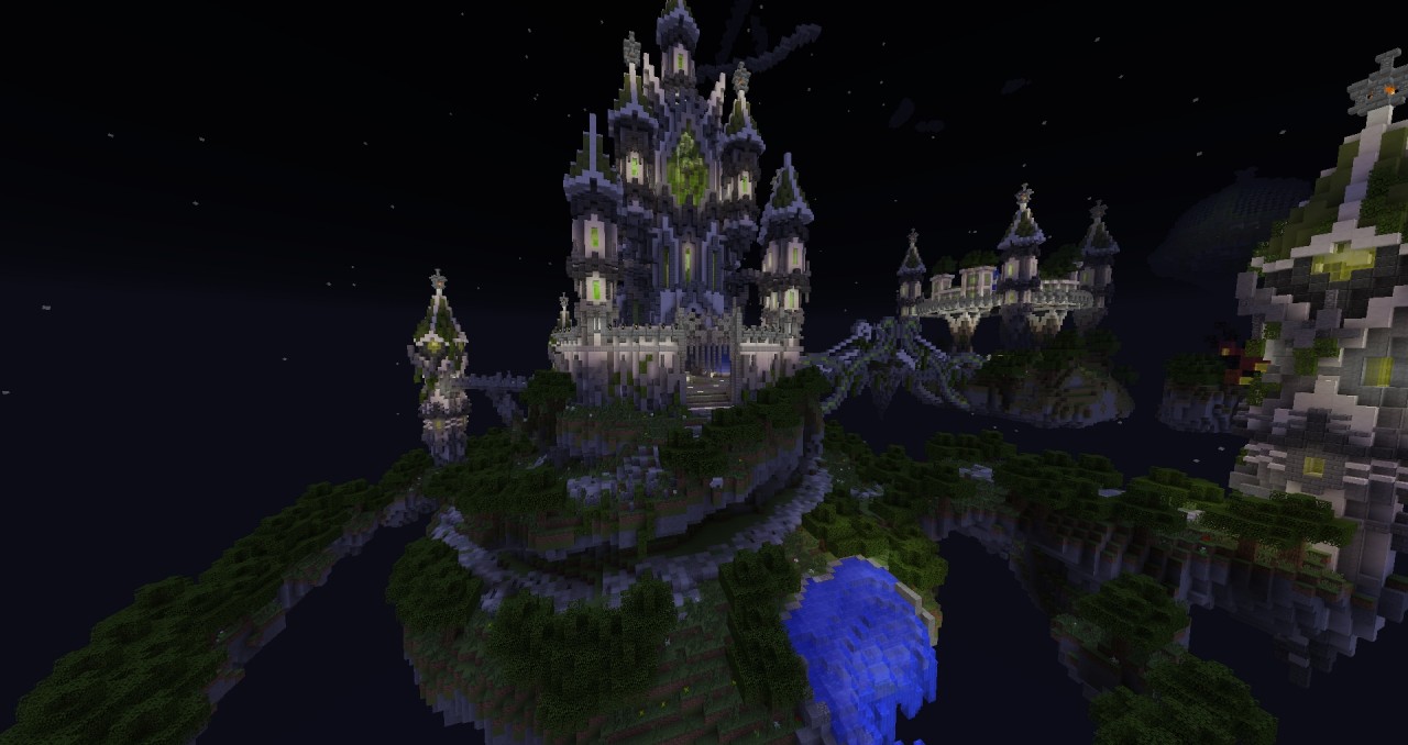 Sky Industry Official Server Spawn. Minecraft Map