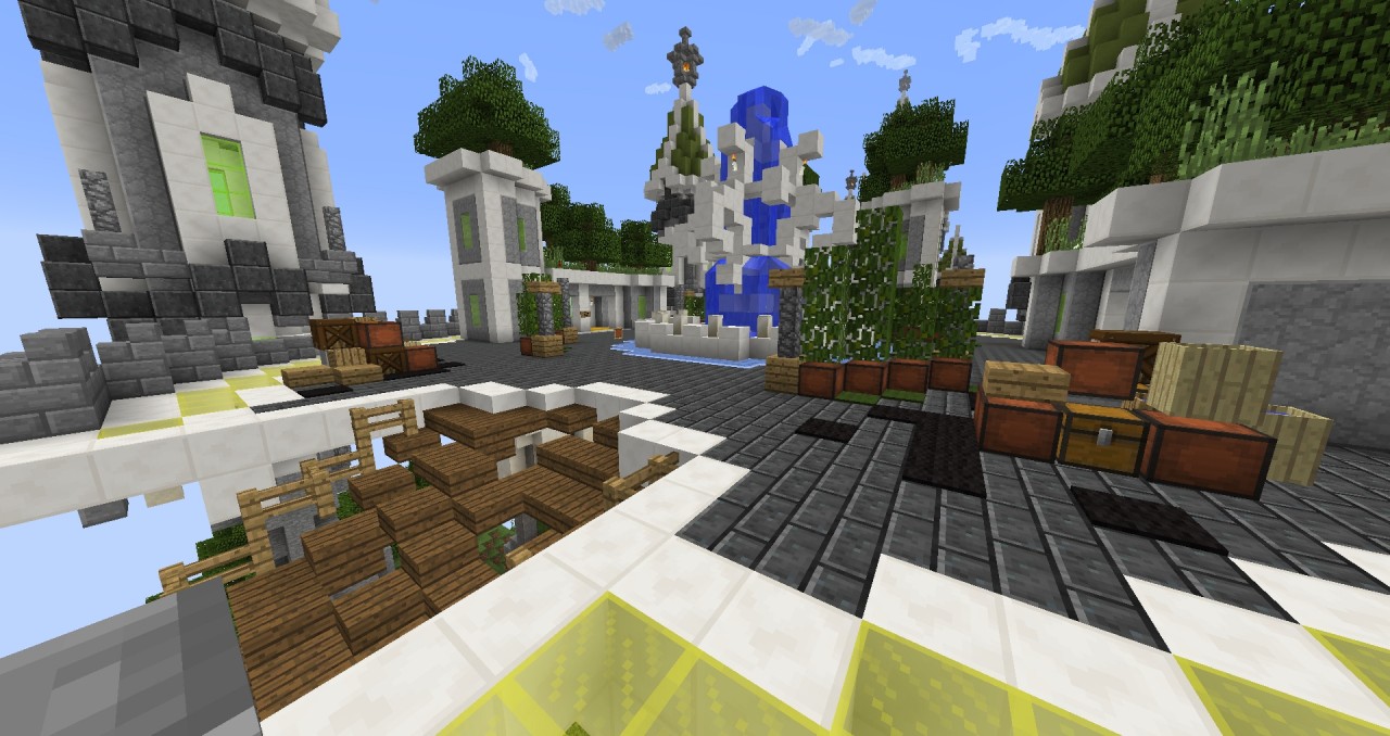 Sky Industry Official Server Spawn. Minecraft Map