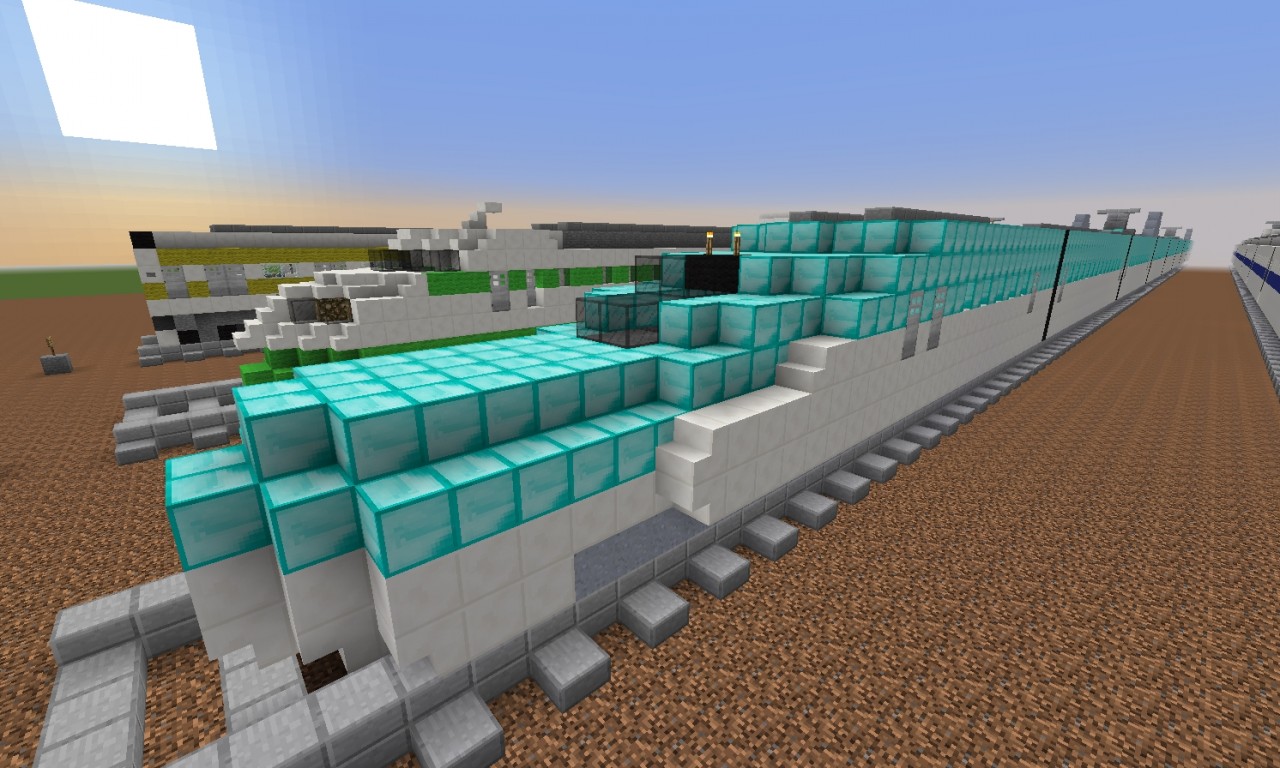 E5 系 Hayabusa Shinkansen Train Minecraft Map