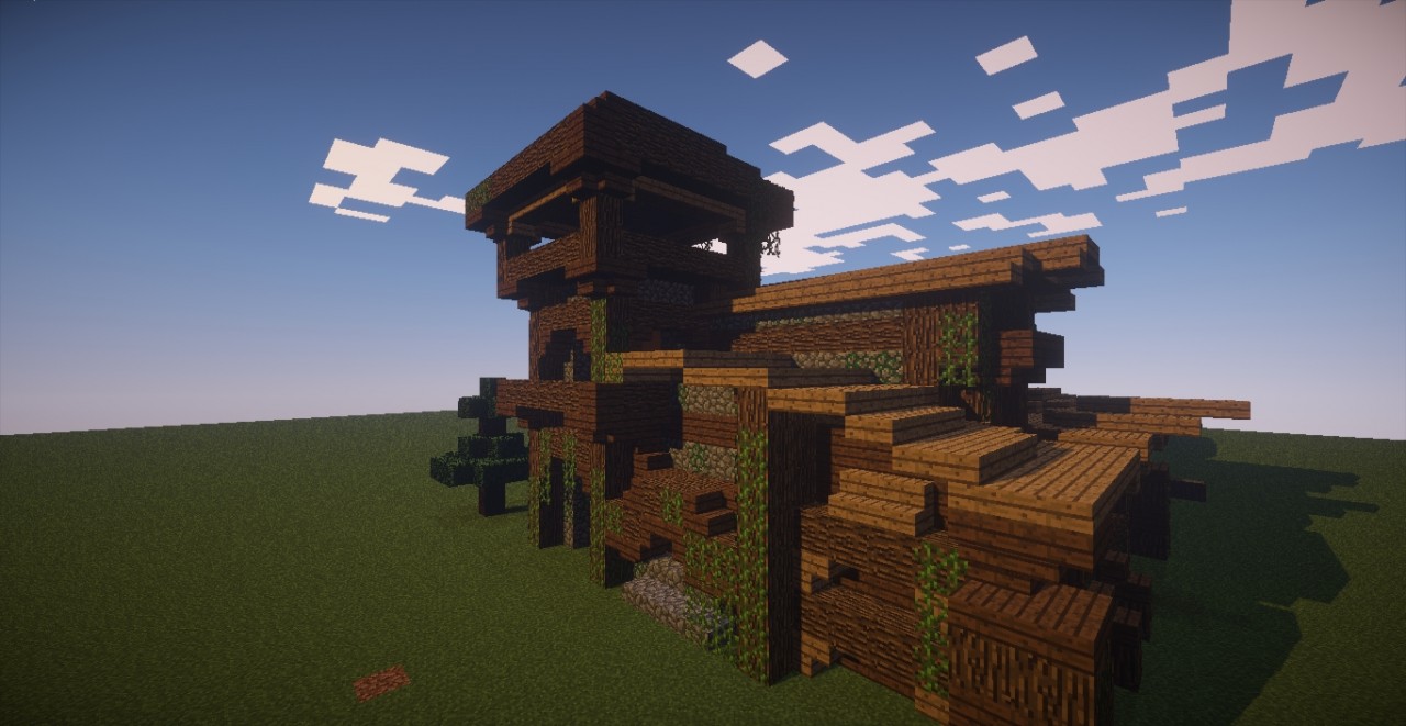 Medieval Log Manor Minecraft Map