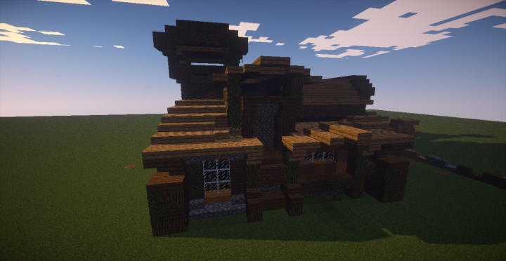 Medieval Log Manor Minecraft Map
