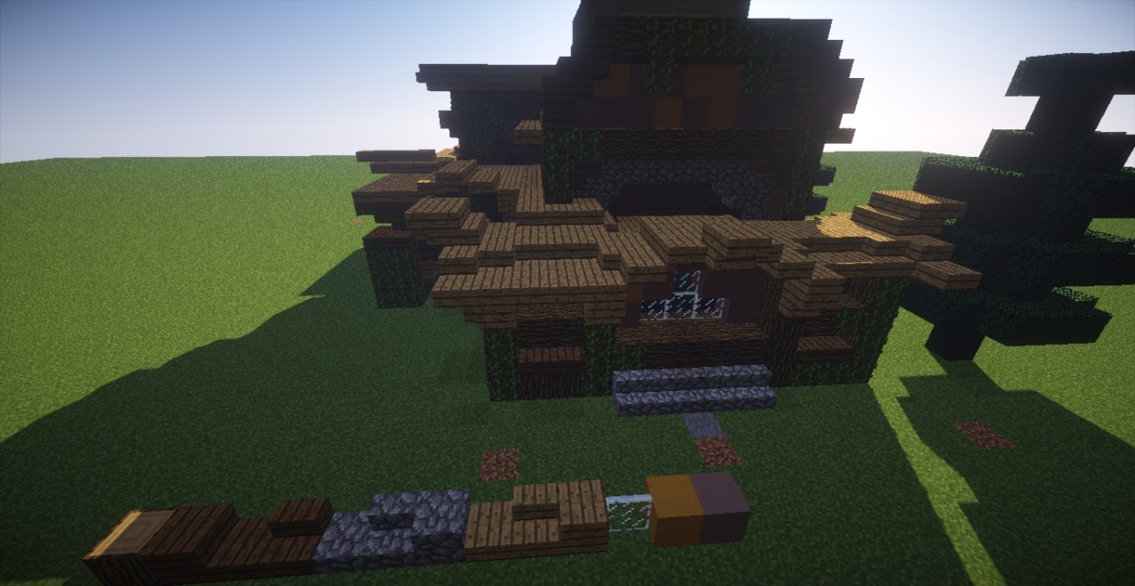 Medieval Log Manor Minecraft Map