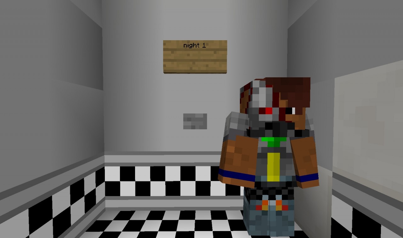 Five Nights At Cyborgs, read desc Minecraft Map