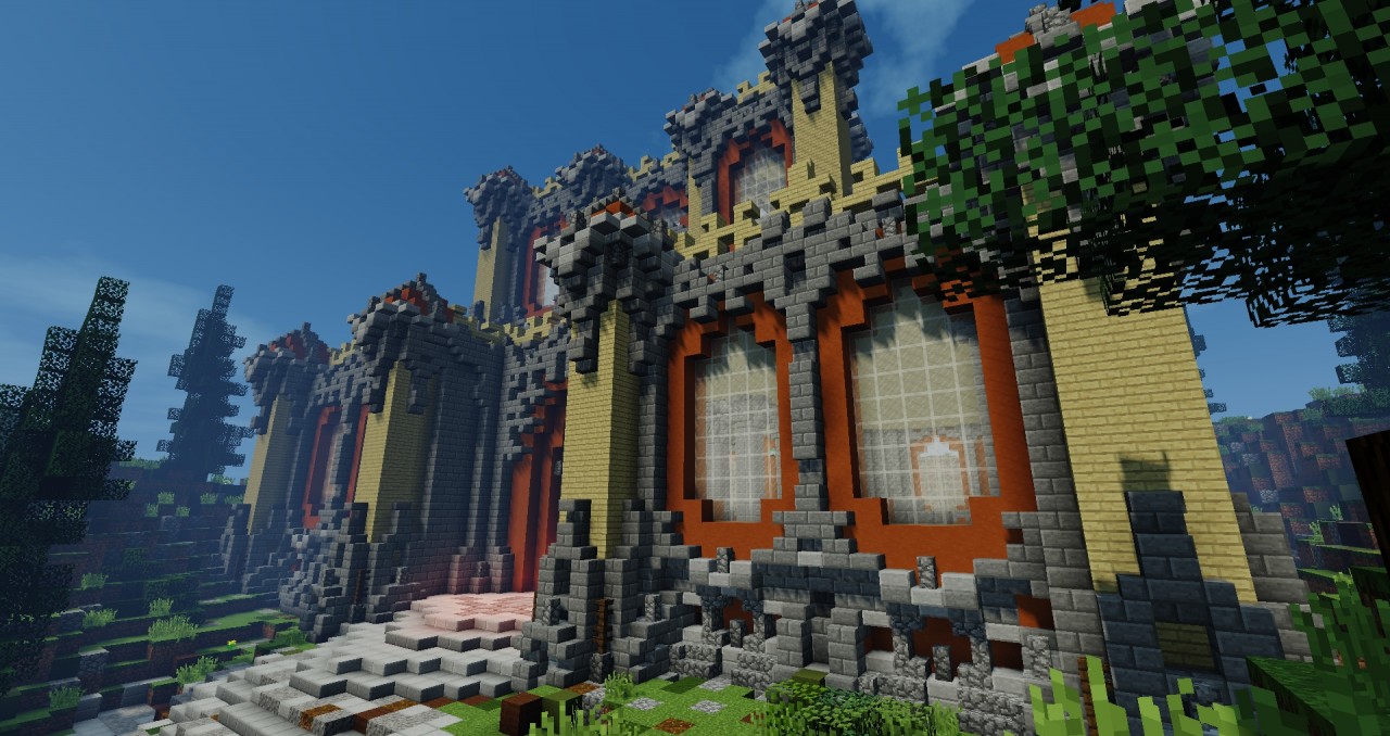 100x100 Temple Plot Minecraft Map