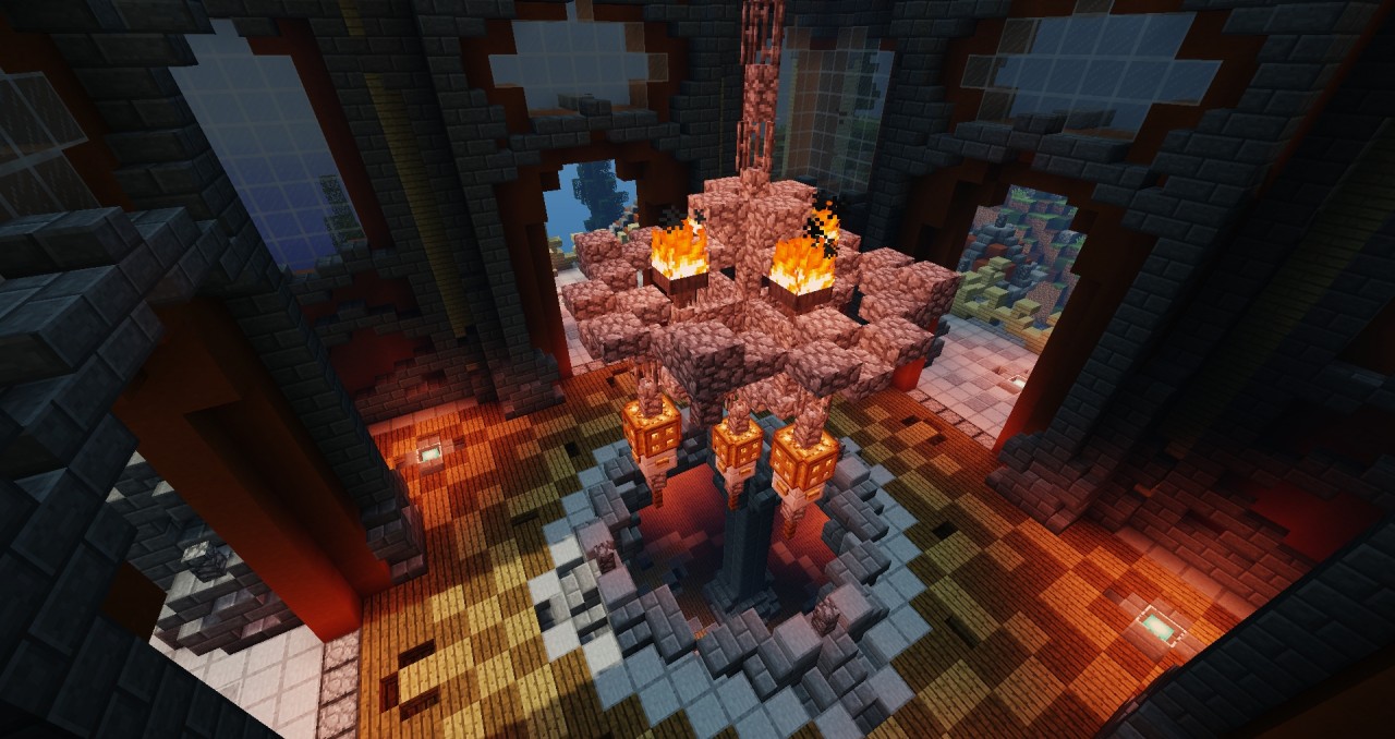 100x100 Temple Plot Minecraft Map