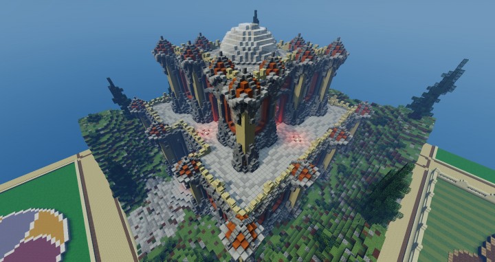 100x100 Temple Plot Minecraft Map