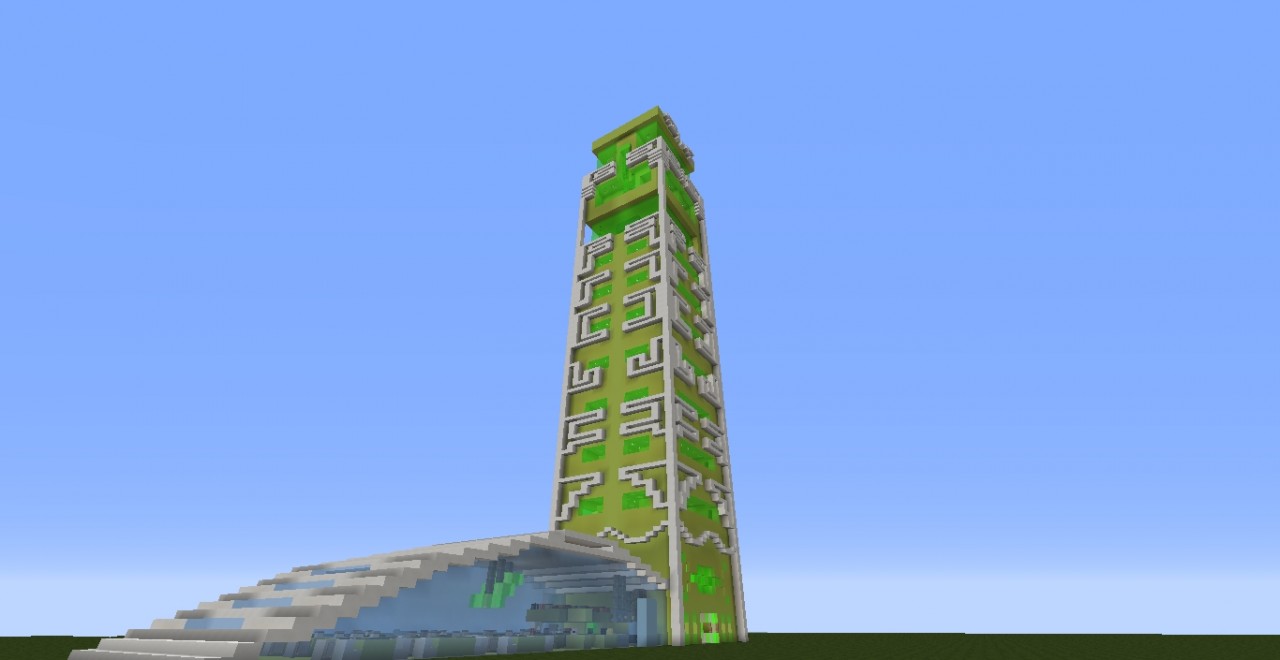 Green Office Skyscraper Minecraft Map