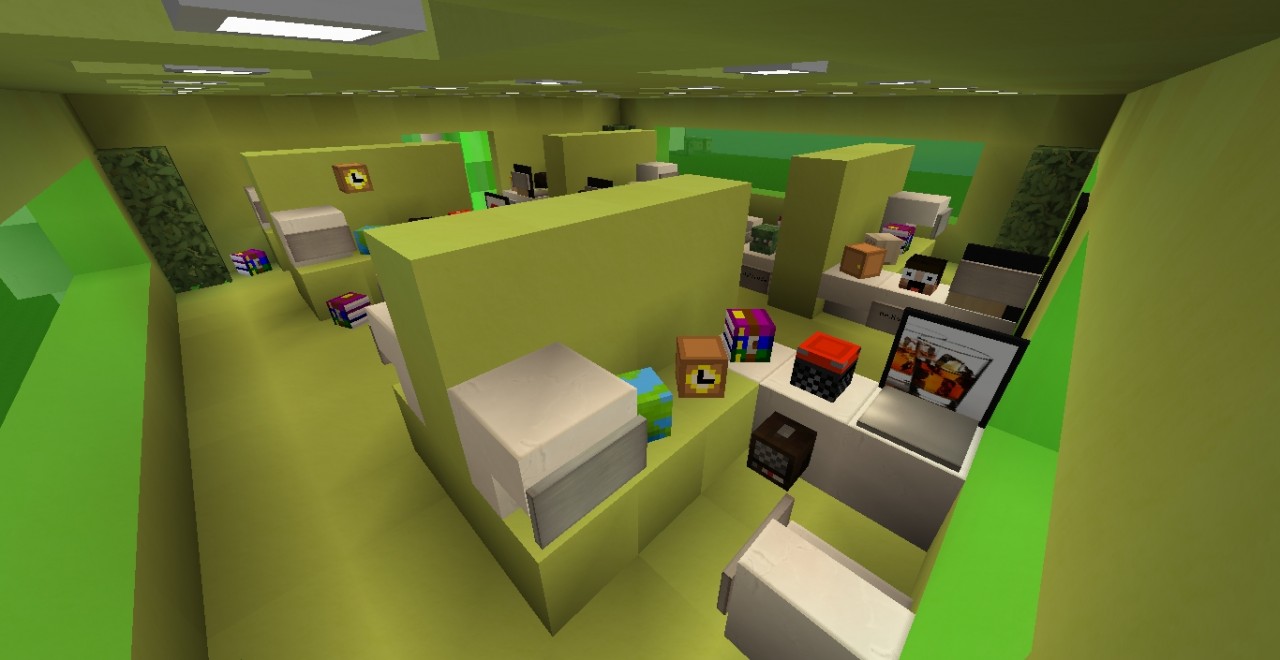 Green Office Skyscraper Minecraft Map