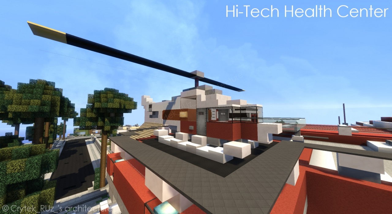 Modern Hi-Tech Health Center Minecraft Map