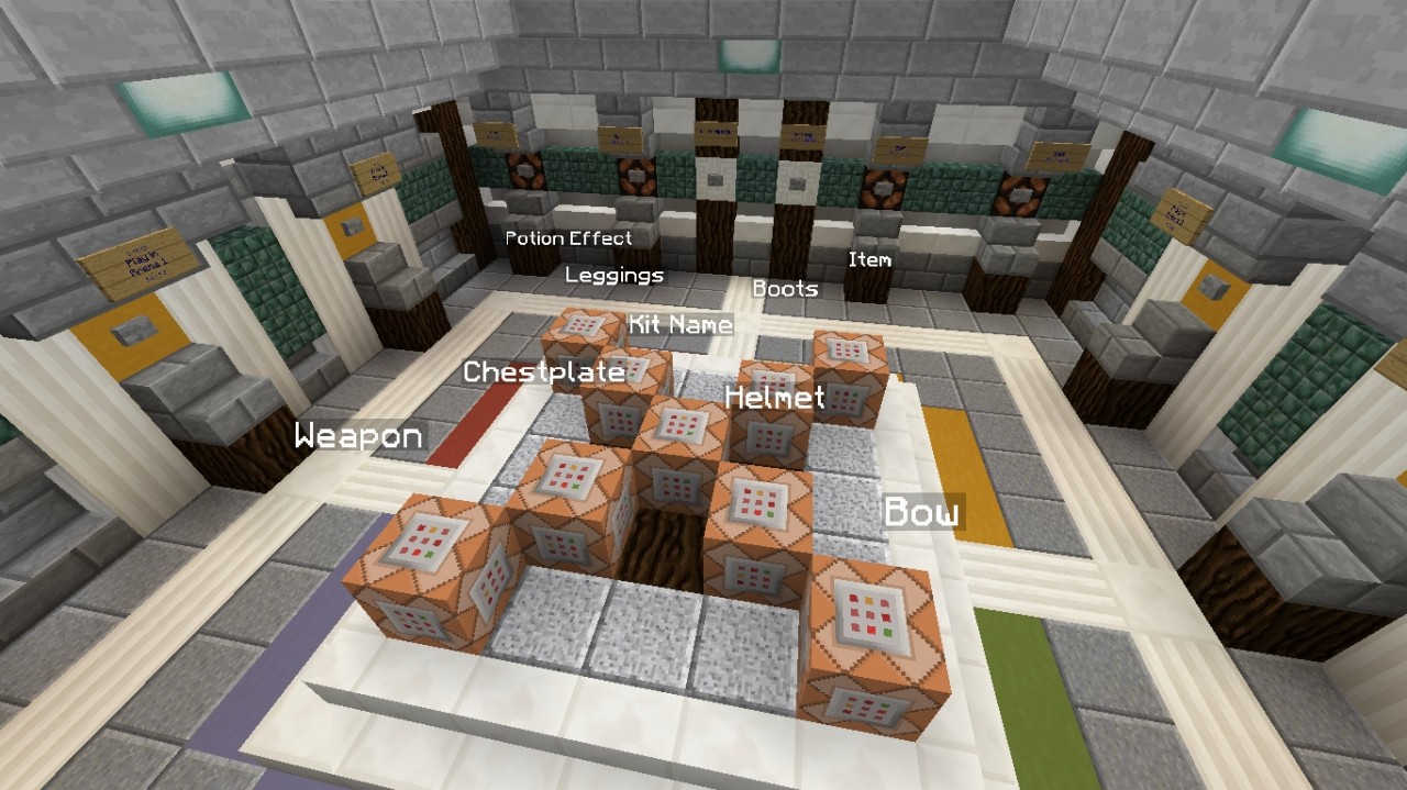 Create Your Own Kit PvP Minecraft Map