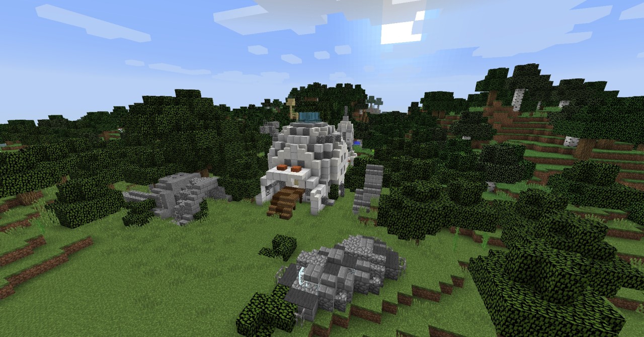 Banana Man's House from Adventure Time Minecraft Map