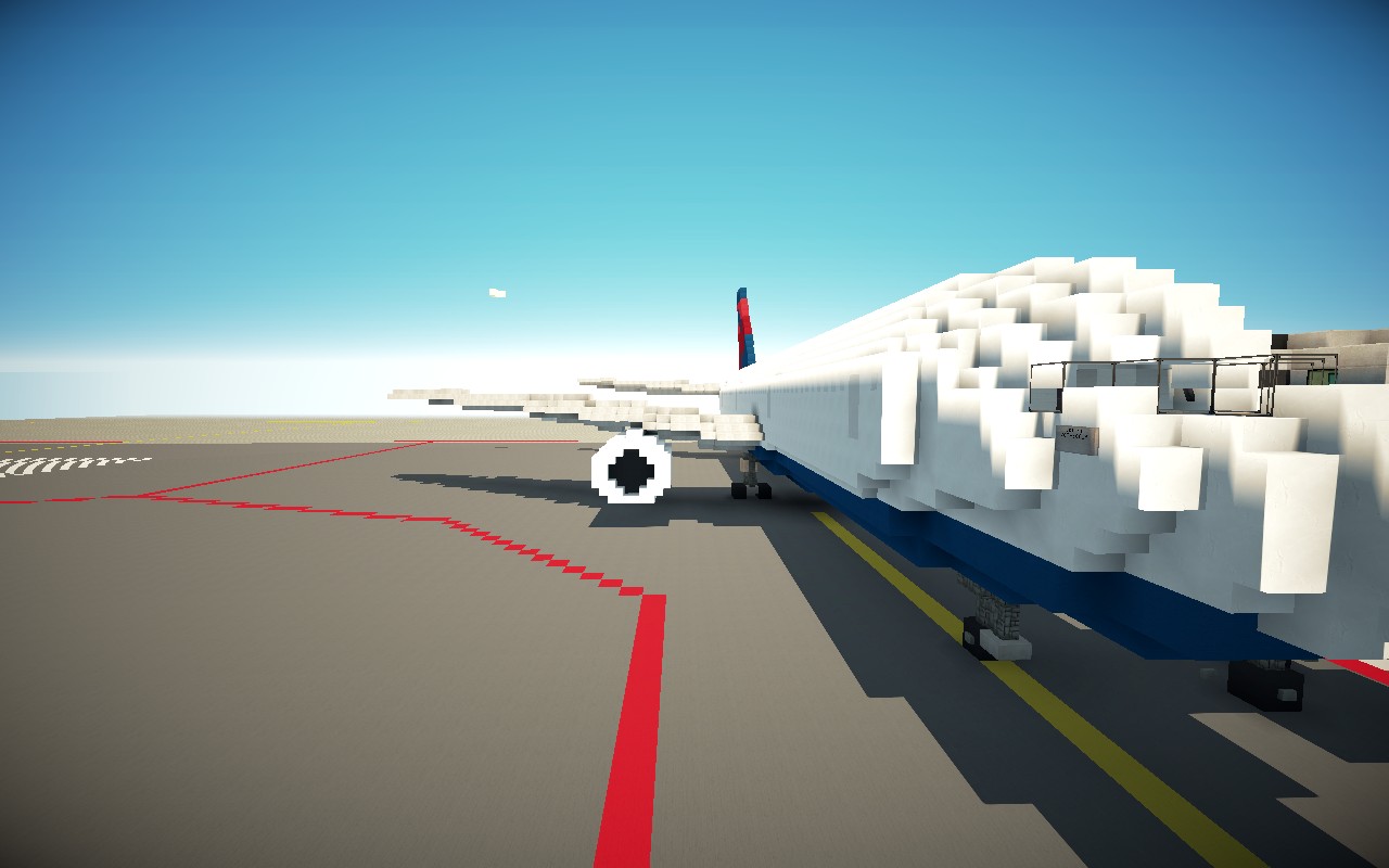 Boeing 767-300ER Delta Airlines Minecraft Map