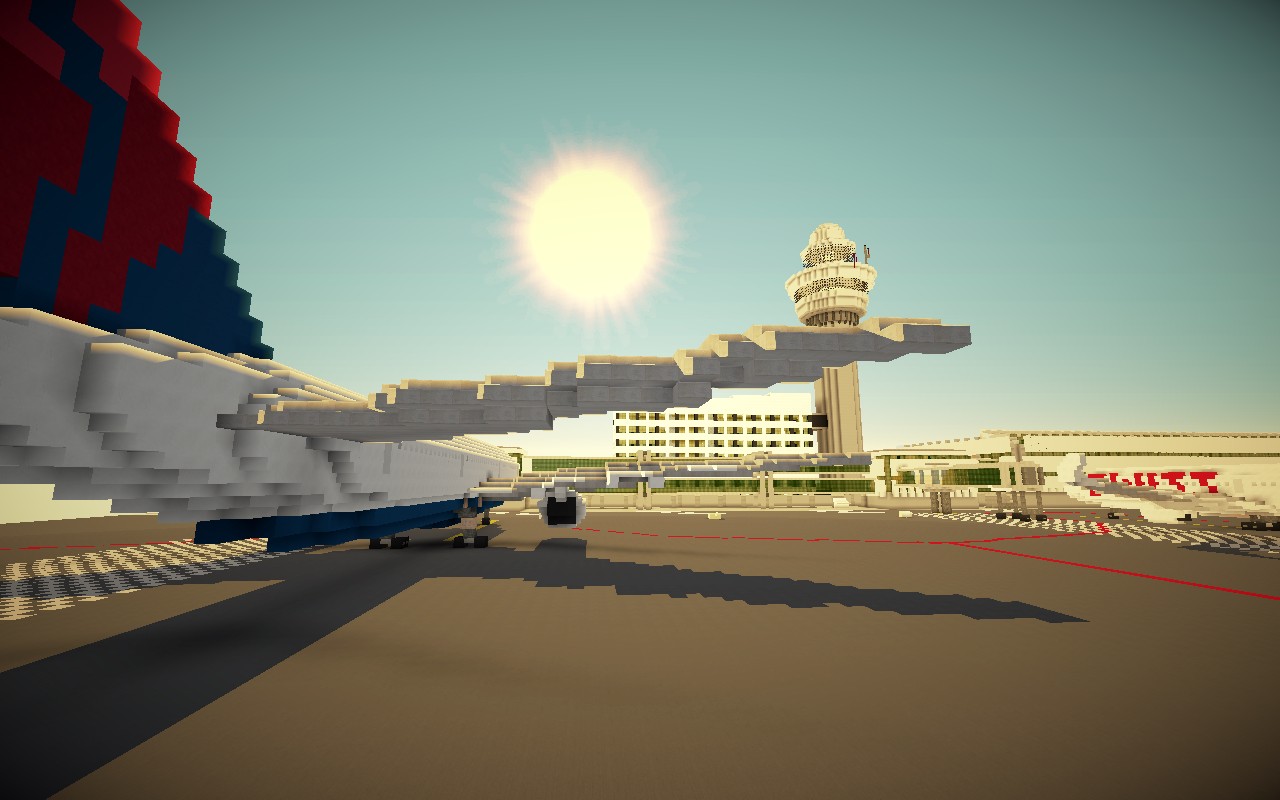 Boeing 767-300ER Delta Airlines Minecraft Map