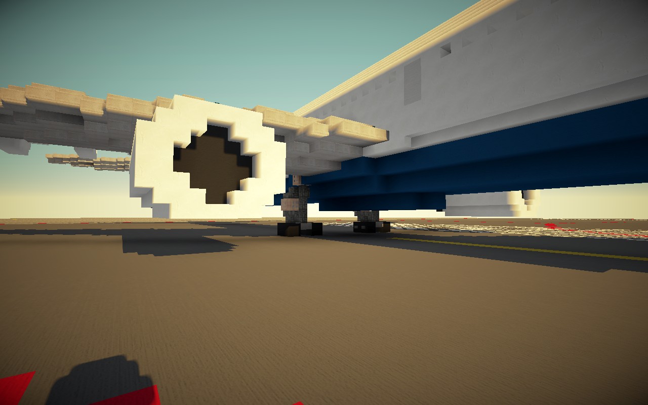 Boeing 767-300ER Delta Airlines Minecraft Map