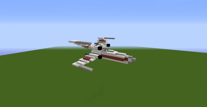 The X-WING from Star Wars by TheMuhhhhhh Minecraft Map