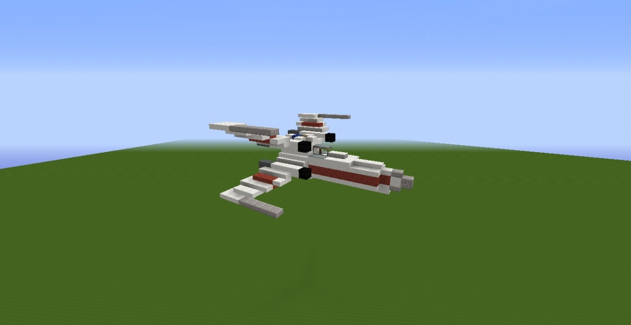 The X-WING from Star Wars by TheMuhhhhhh Minecraft Map