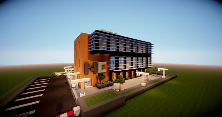 Small modern building - the NightCroft building Minecraft Map