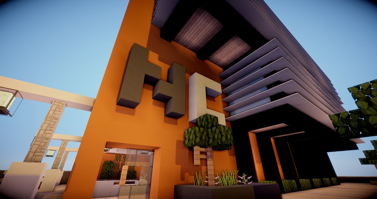 Small modern building - the NightCroft building Minecraft Map