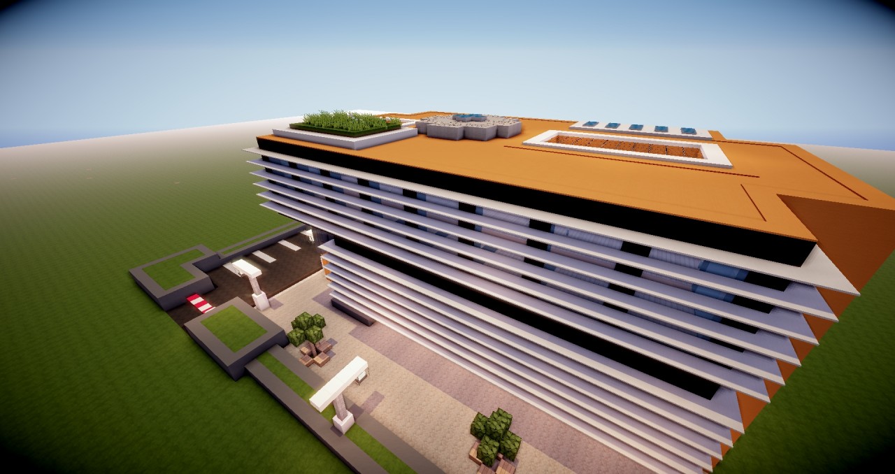 Small modern building - the NightCroft building Minecraft Map