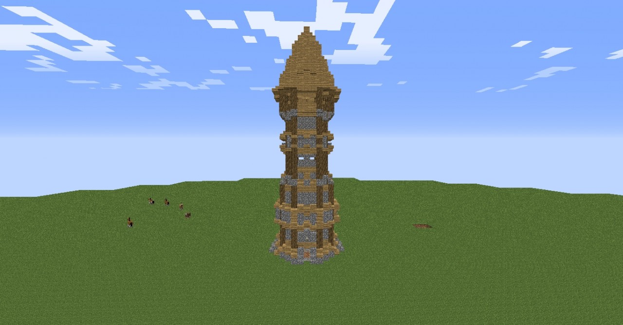 Minecraft Amazing Medieval Tower! Minecraft Map