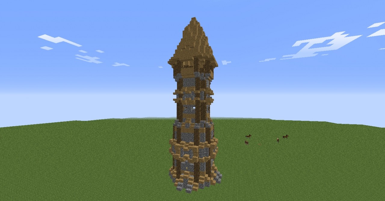 Minecraft Amazing Medieval Tower! Minecraft Map