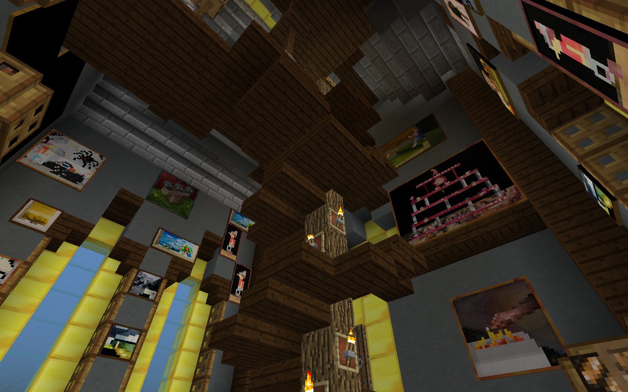 Level 8 pirate hall!-from plunder pirates! Minecraft Map