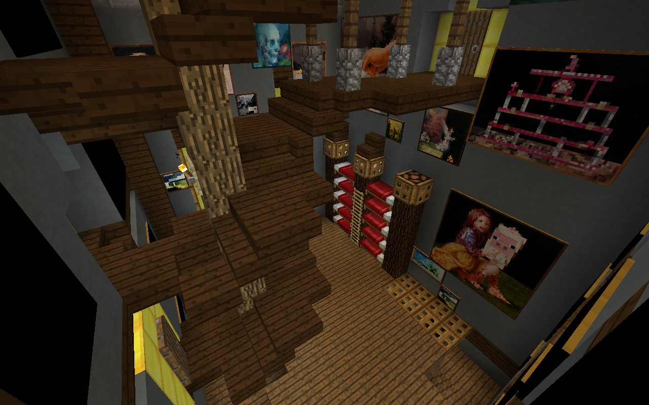 Level 8 pirate hall!-from plunder pirates! Minecraft Map