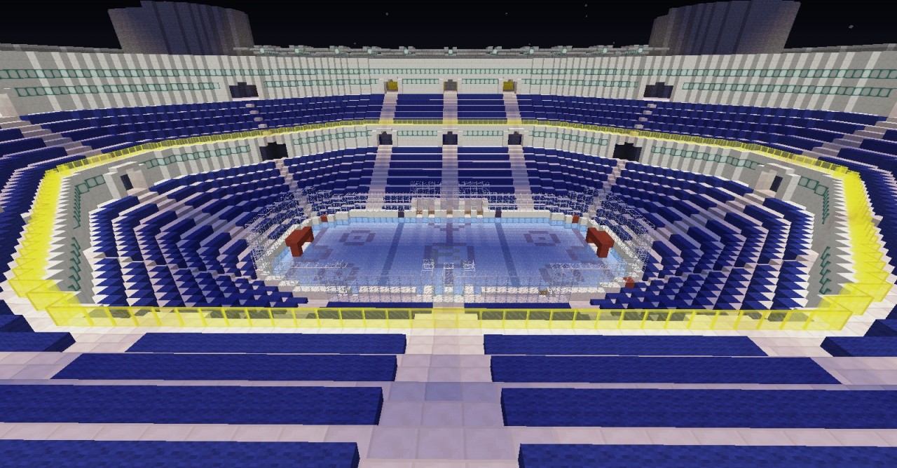 Woodcourt Arena - An Indoor Modern Arena Minecraft Map