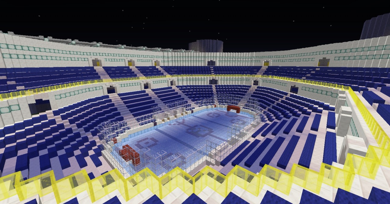 Woodcourt Arena - An Indoor Modern Arena Minecraft Map