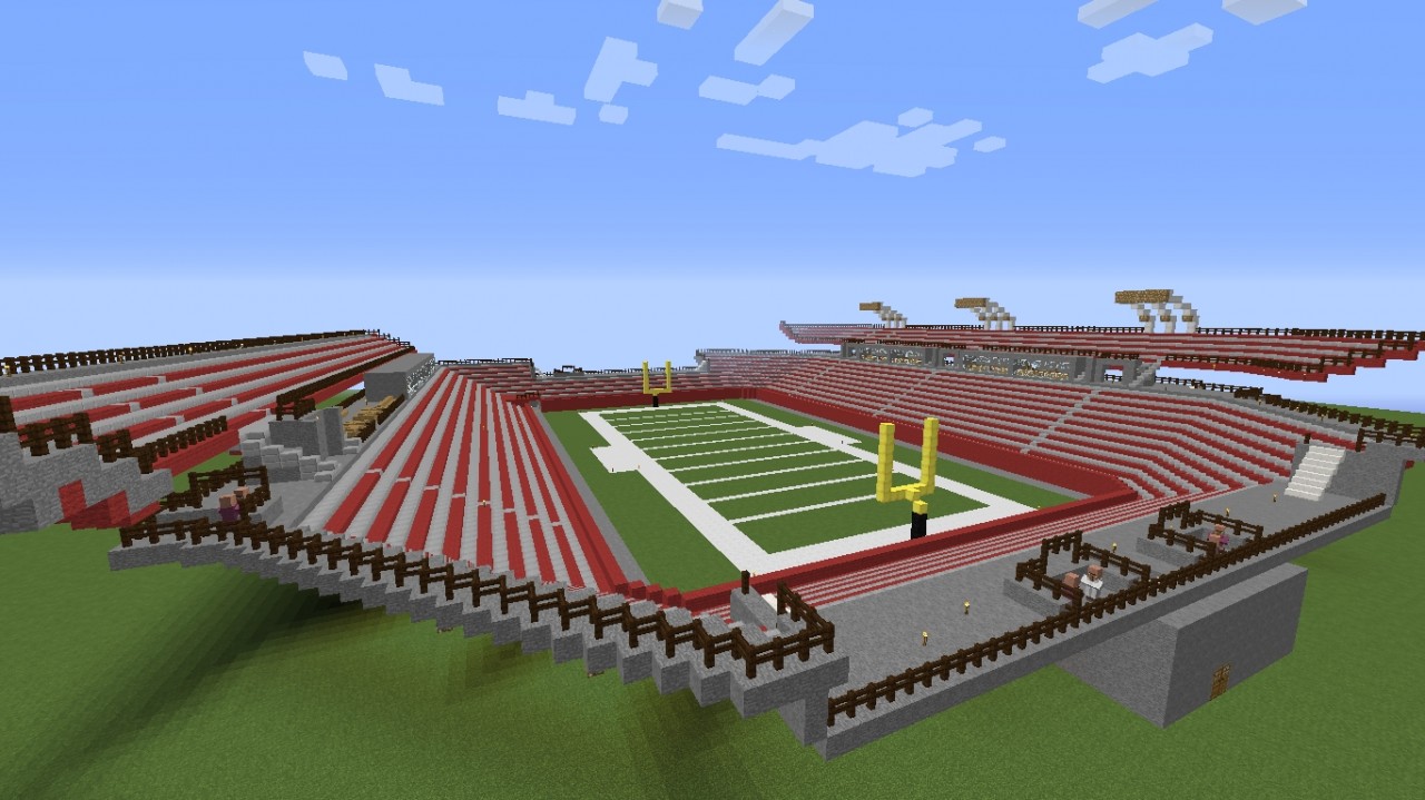 new open football stadium Minecraft Map