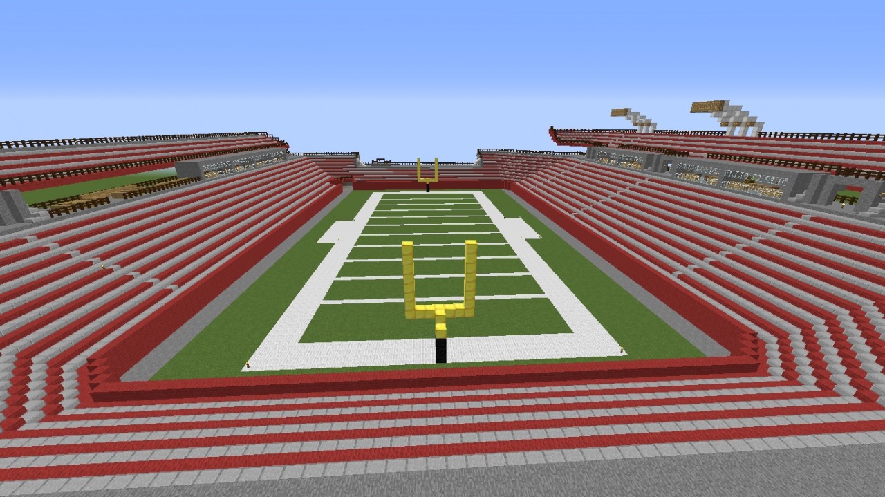 new open football stadium Minecraft Map