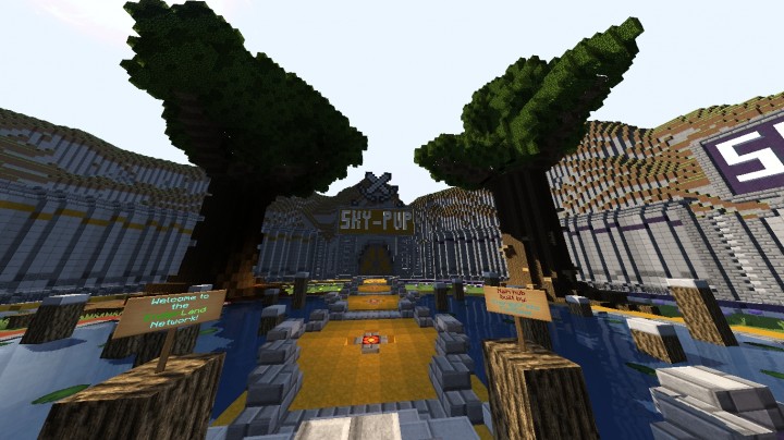 EnderLand Network Hub Minecraft Map