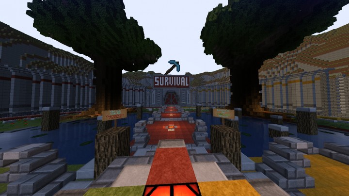 EnderLand Network Hub Minecraft Map