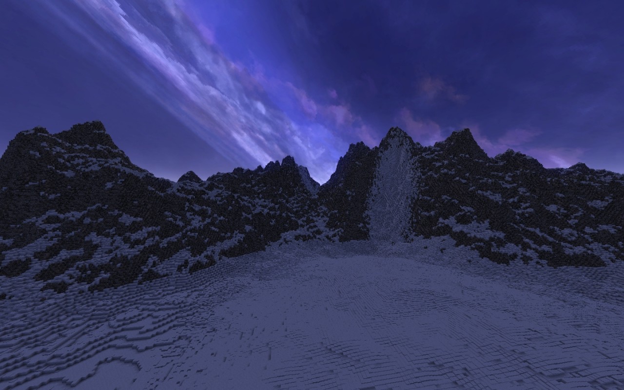 it's snowing Minecraft Map