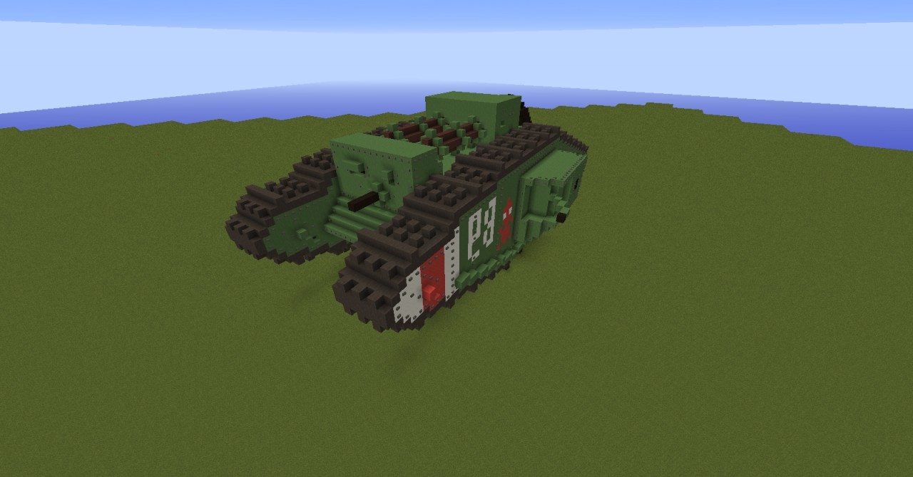 Mark V tank Minecraft Map