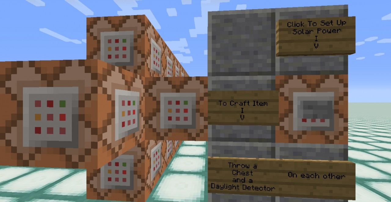 Solar Power Minecraft Map